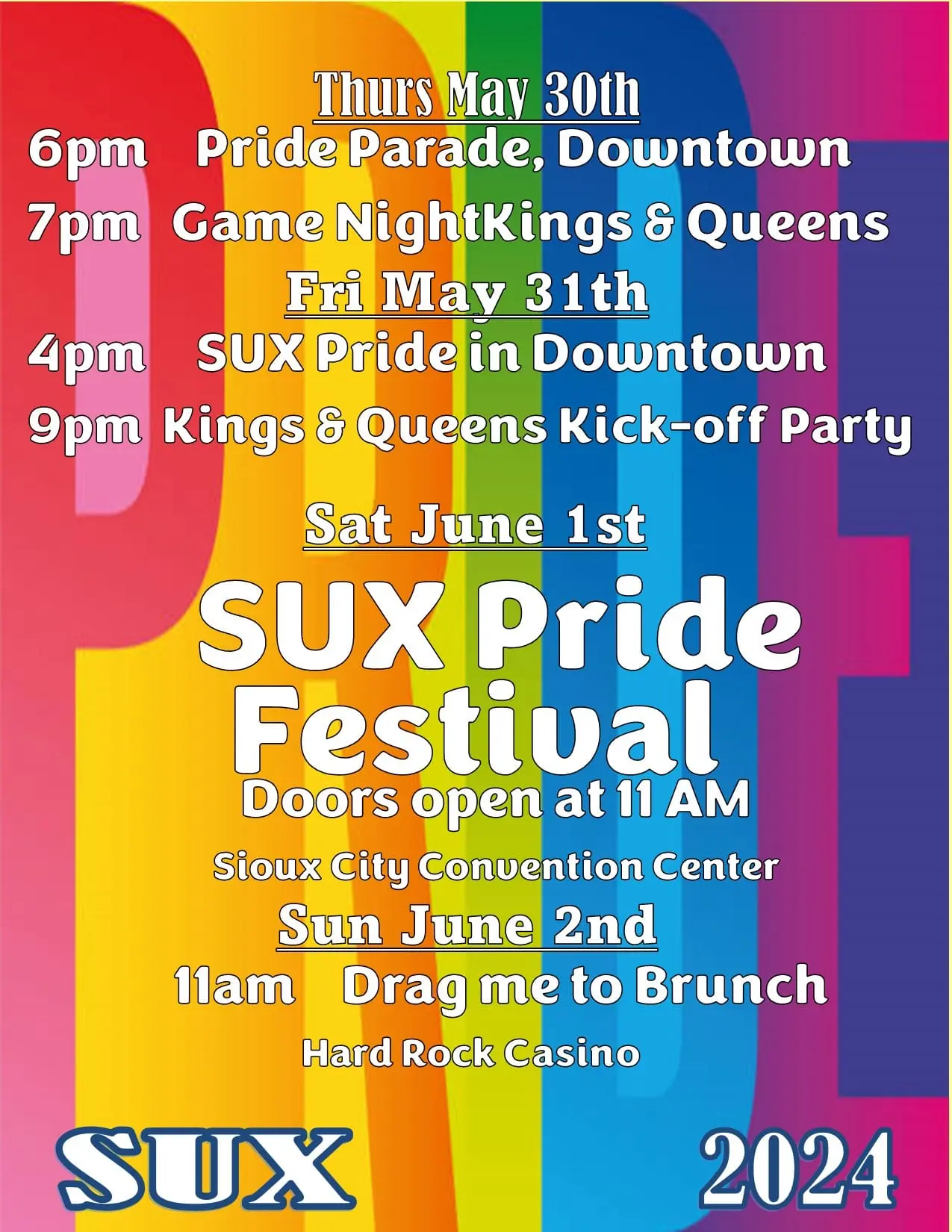 2024 SUX Pride Festival - Sioux City - Heartland Pride
